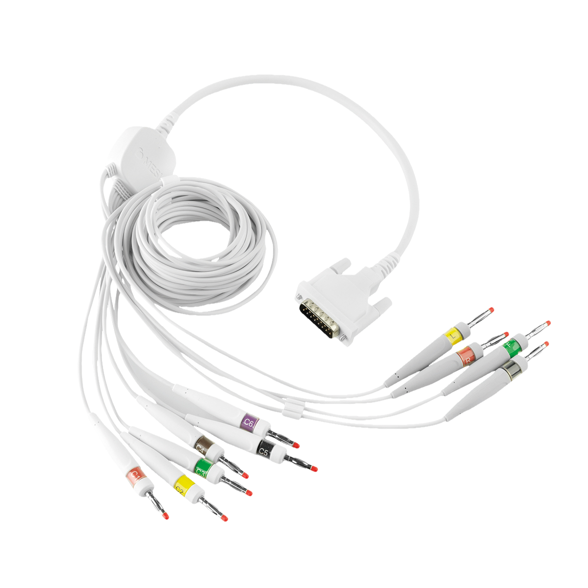 Mesi UK Ltd ECG Patient Cable Banana Connectors AHA ECG55102 - Henry ...
