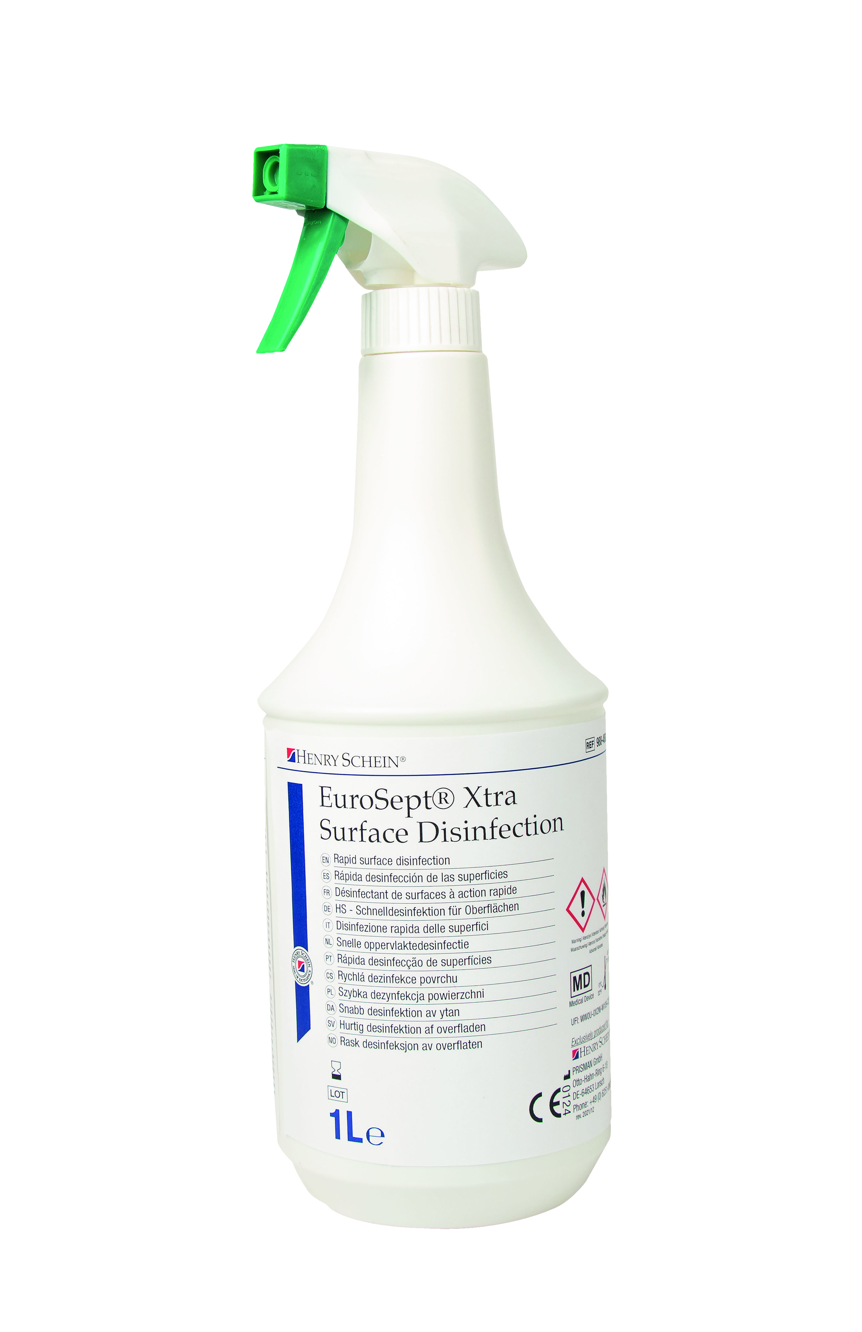 Henry Schein HS Eurosept Xtra Surface Disinfection Spray 1L 9884881 ...