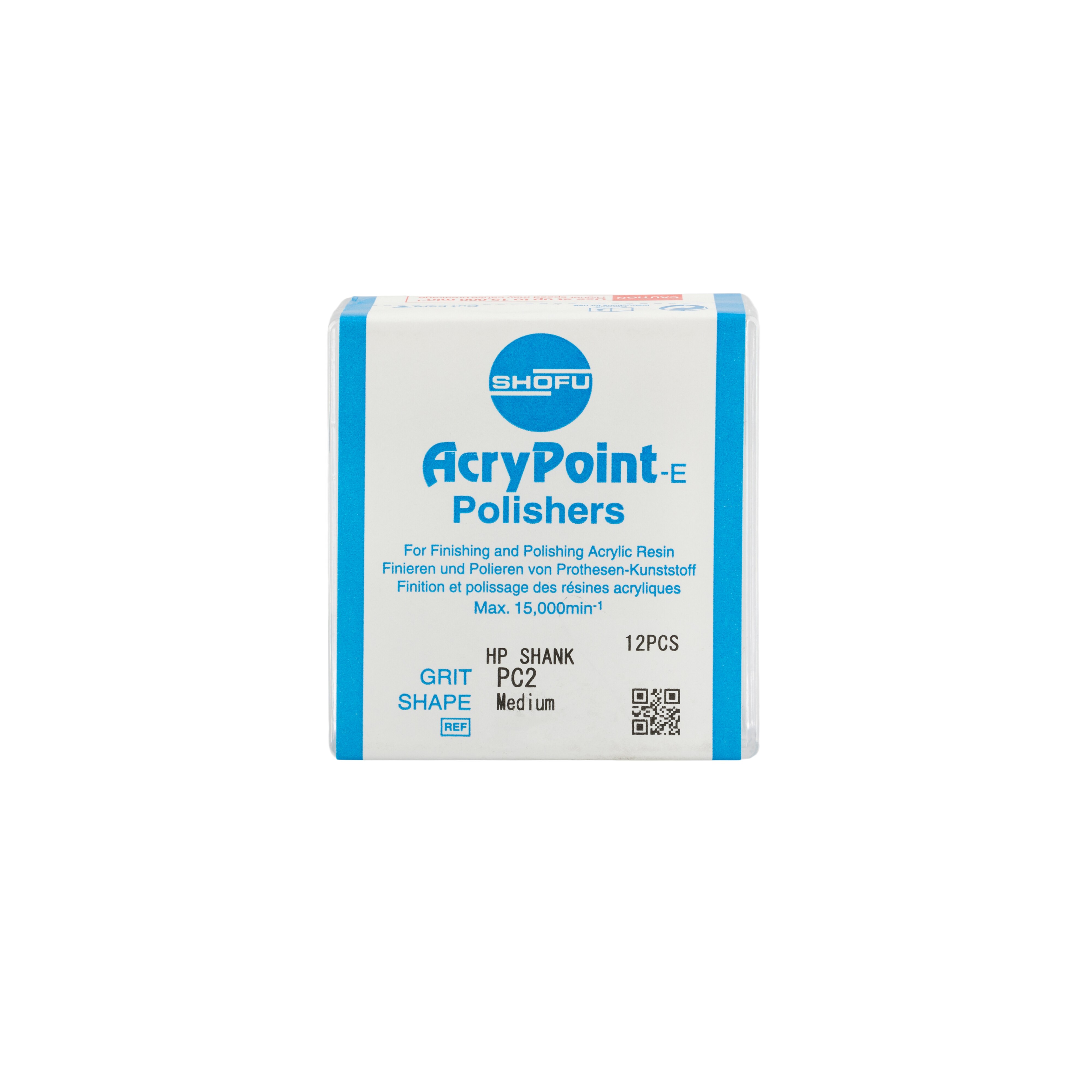 Shofu Dental AcryPoint-E Acrylic Polisher Medium HP PC2 1206321 - Henry ...