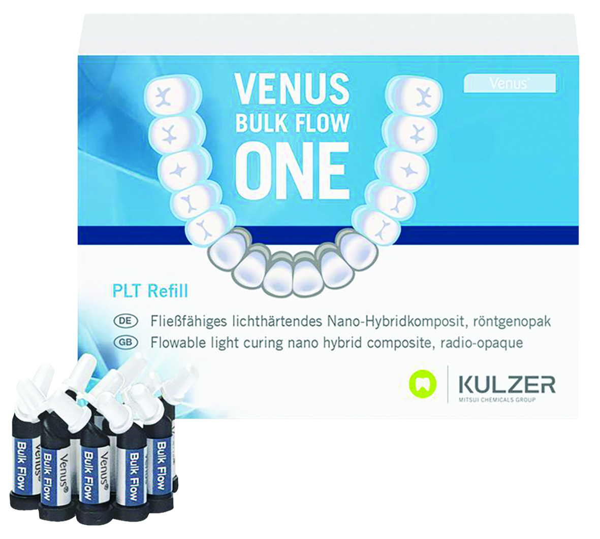 Kulzer Venus Bulk Flow ONE Capsules 0.2g PLT 20pk 1206880 - Henry Schein - UK