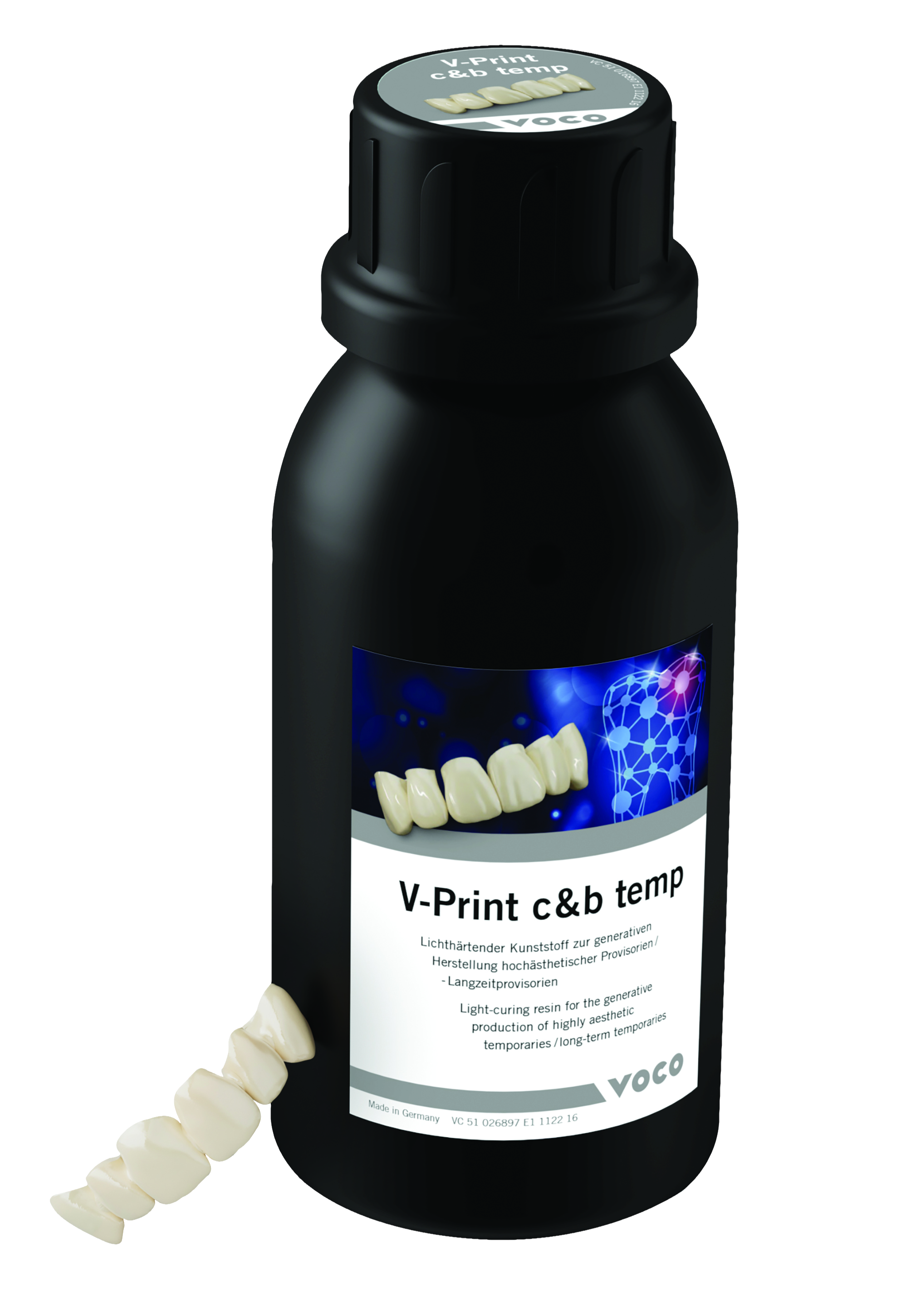 Voco V-Print C&B Temp Bottle 500g A3 1209388 - Henry Schein - UK