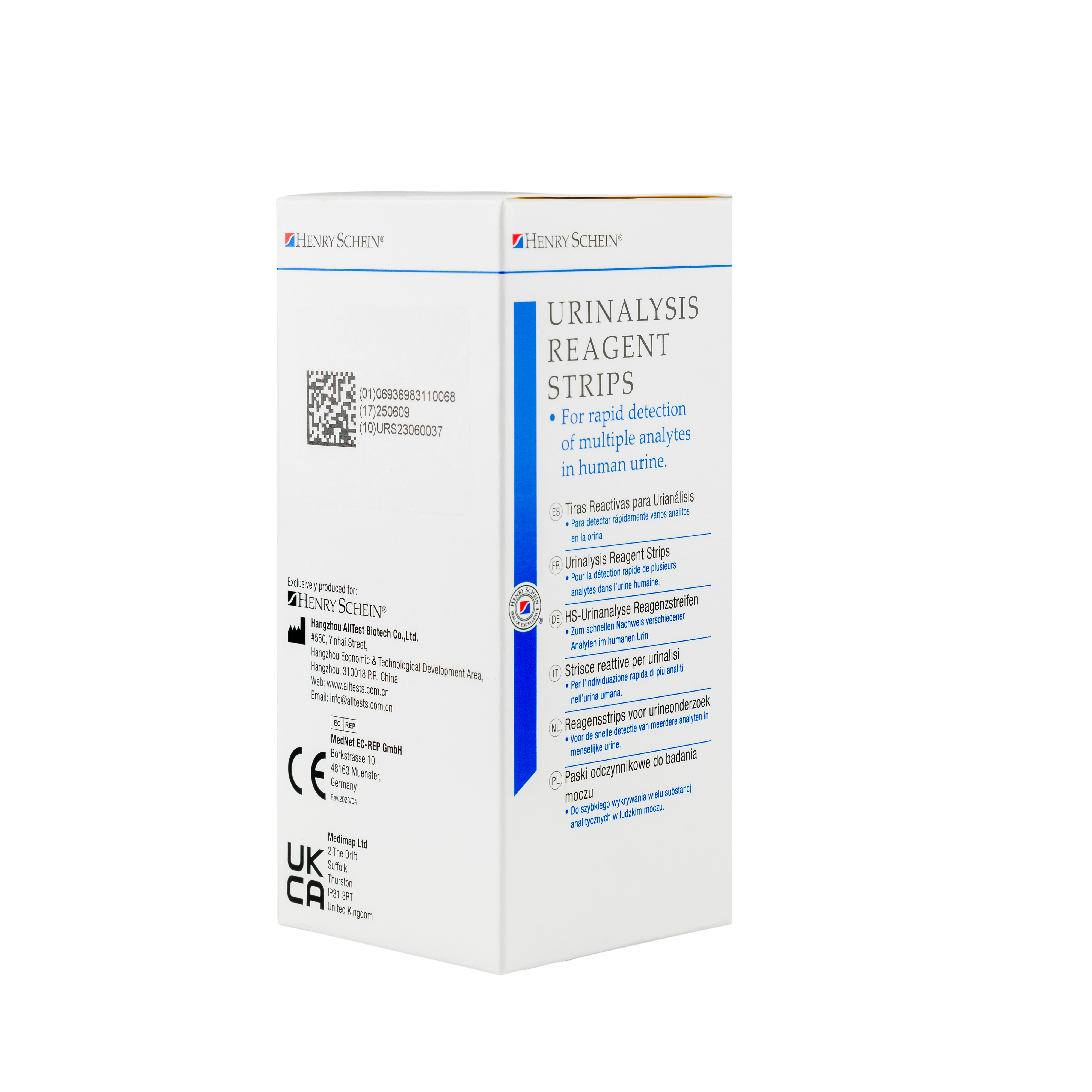 Henry Schein HS Urinalysis Reagent Test Strips 10U (ASC) 100pk LAB20005 ...