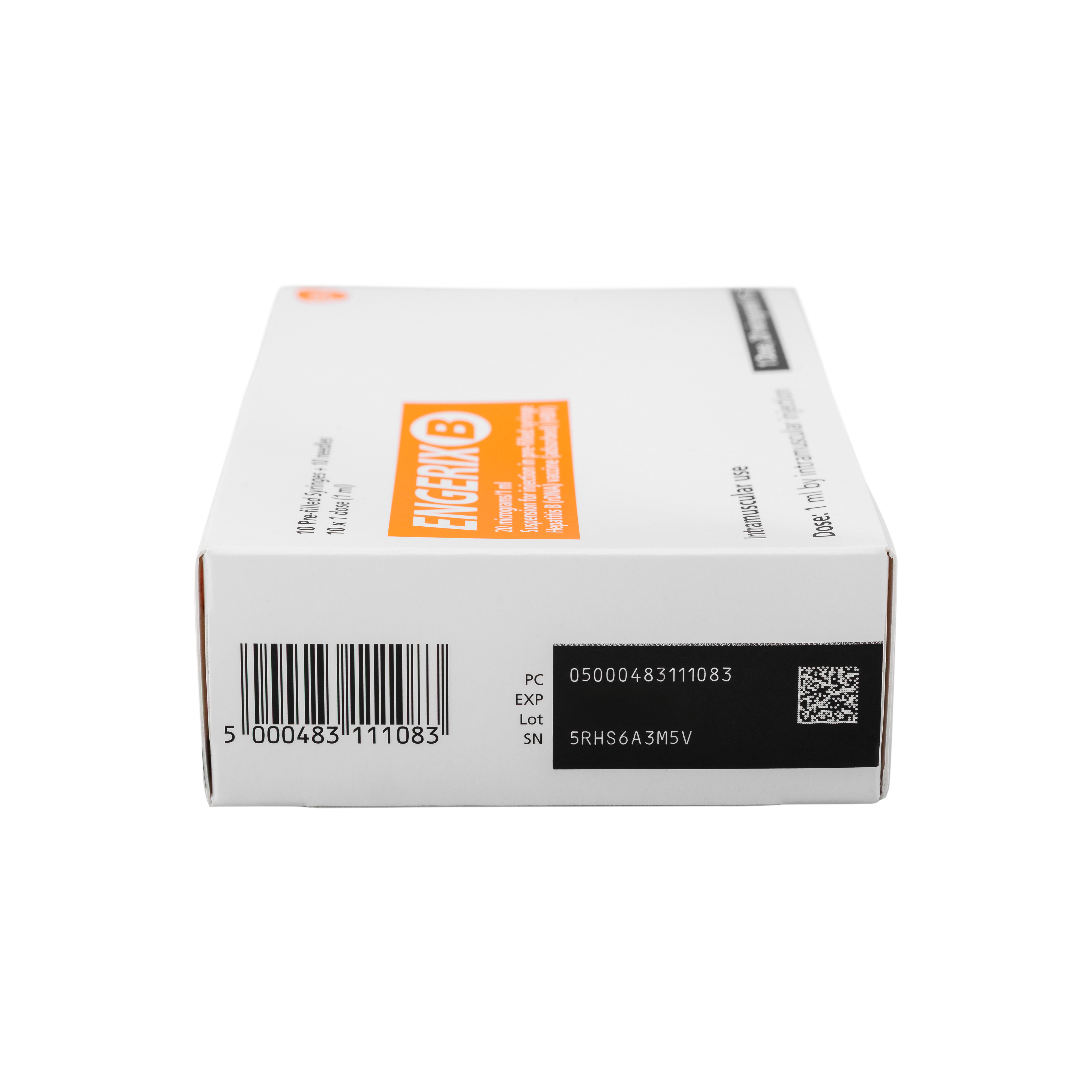GSK Engerix B Adult (Hep B) 20mcg 1ml PFS 10pk PHA31015 - Henry Schein - UK