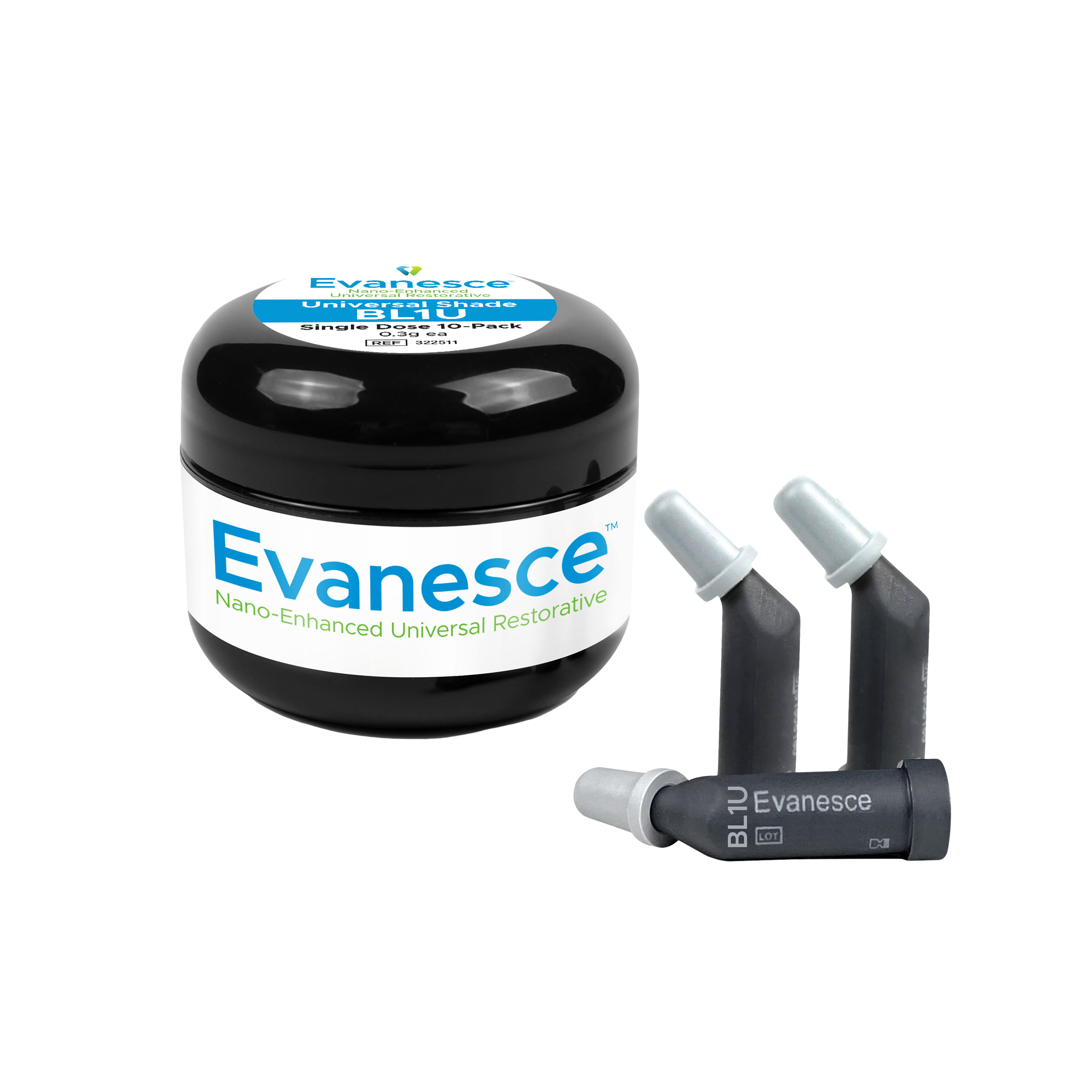Clinicians Choice Evanesce Universal Single Dose 0.3g BL1 10pk 1210655 ...
