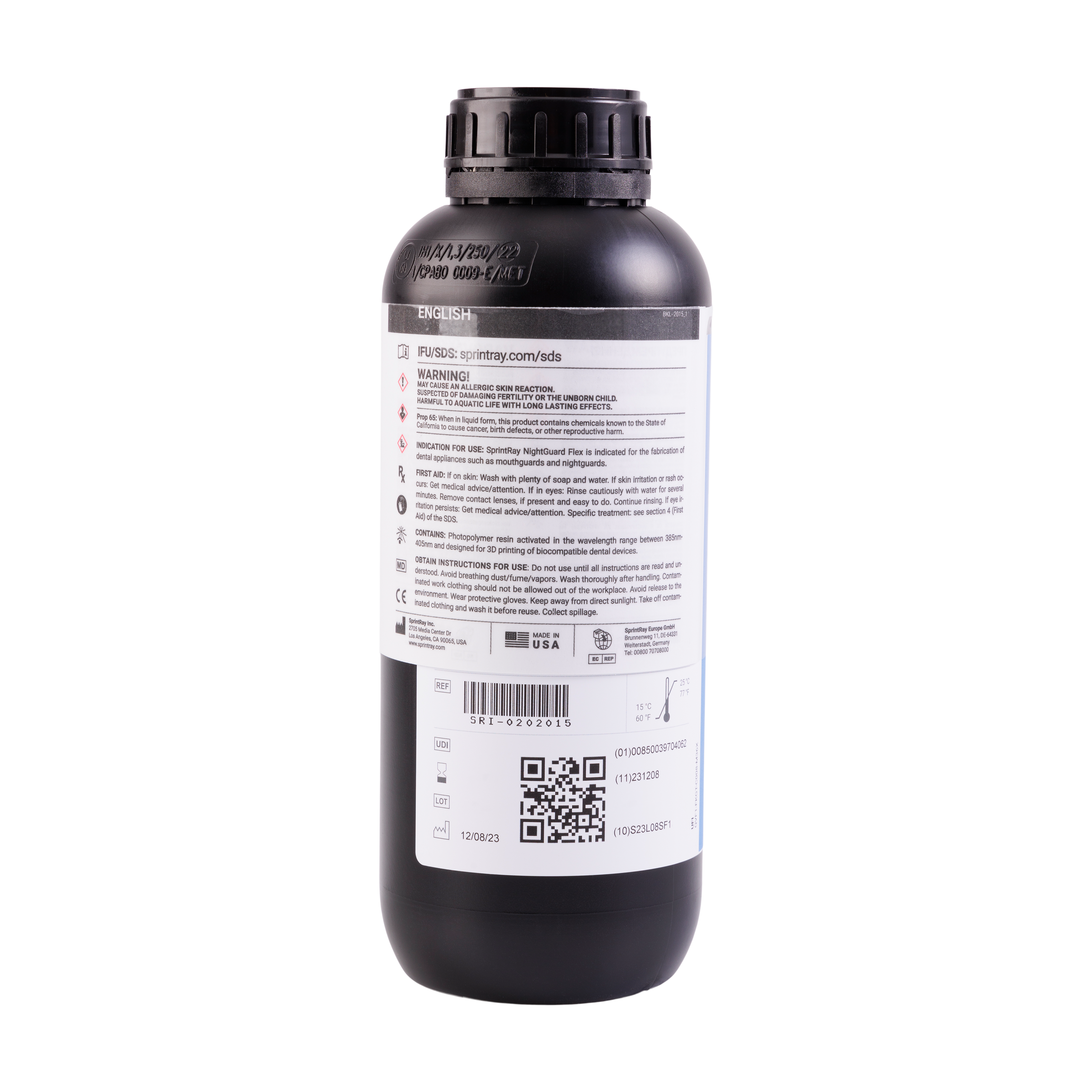 SprintRay Europe GmbH Nightguard Flex 1kg 1210793 - Henry Schein - Ireland