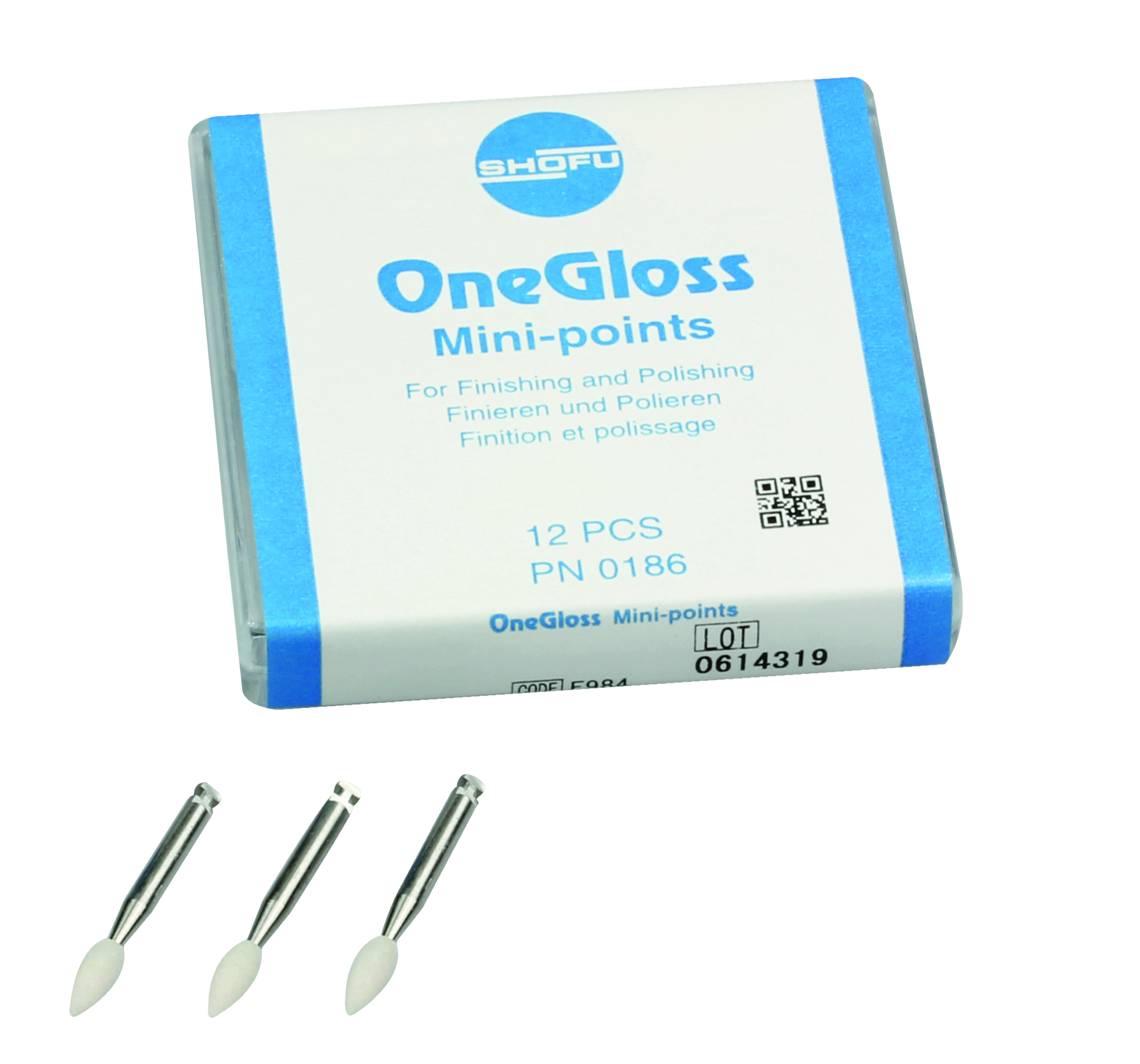 Shofu Dental One Gloss-M Mini Point 12pk 1211143 - Henry Schein - UK