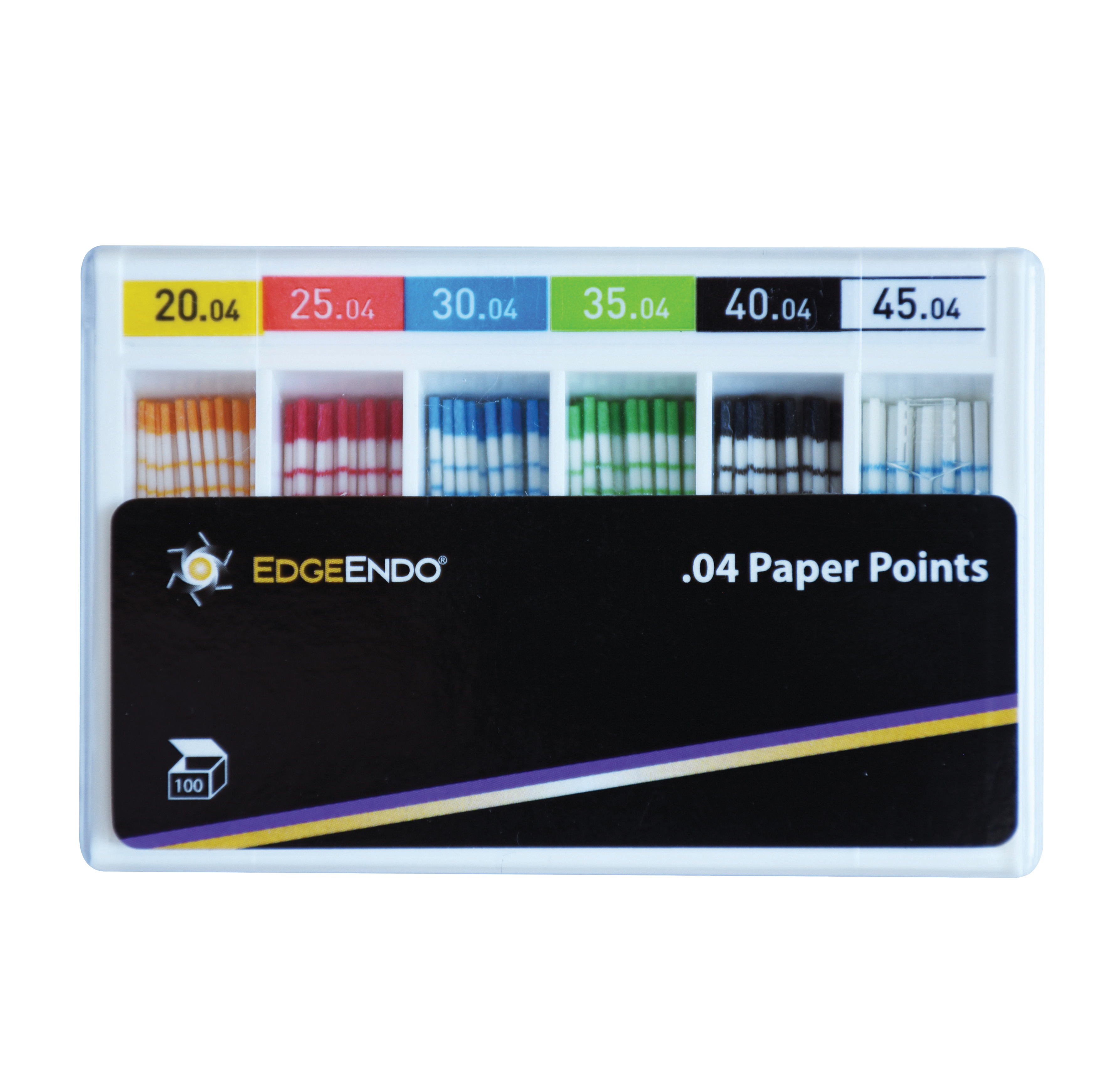 US Endodontics LLC Edge X7 Paper Points .04 Assorted 100pk 1211697 ...