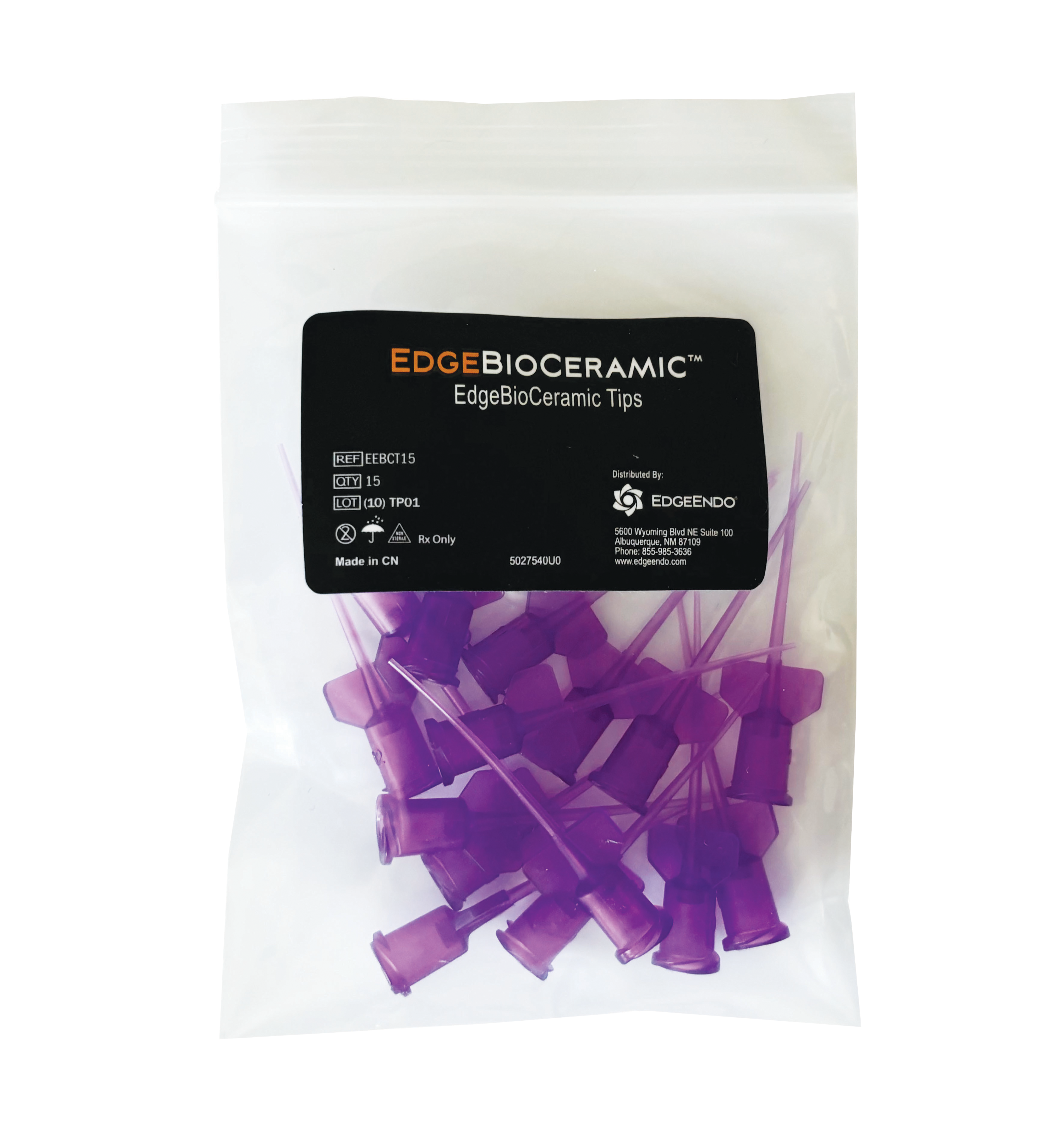 US Endodontics LLC EdgeBioceramic Tips 15pk 1213232 - Henry Schein - UK