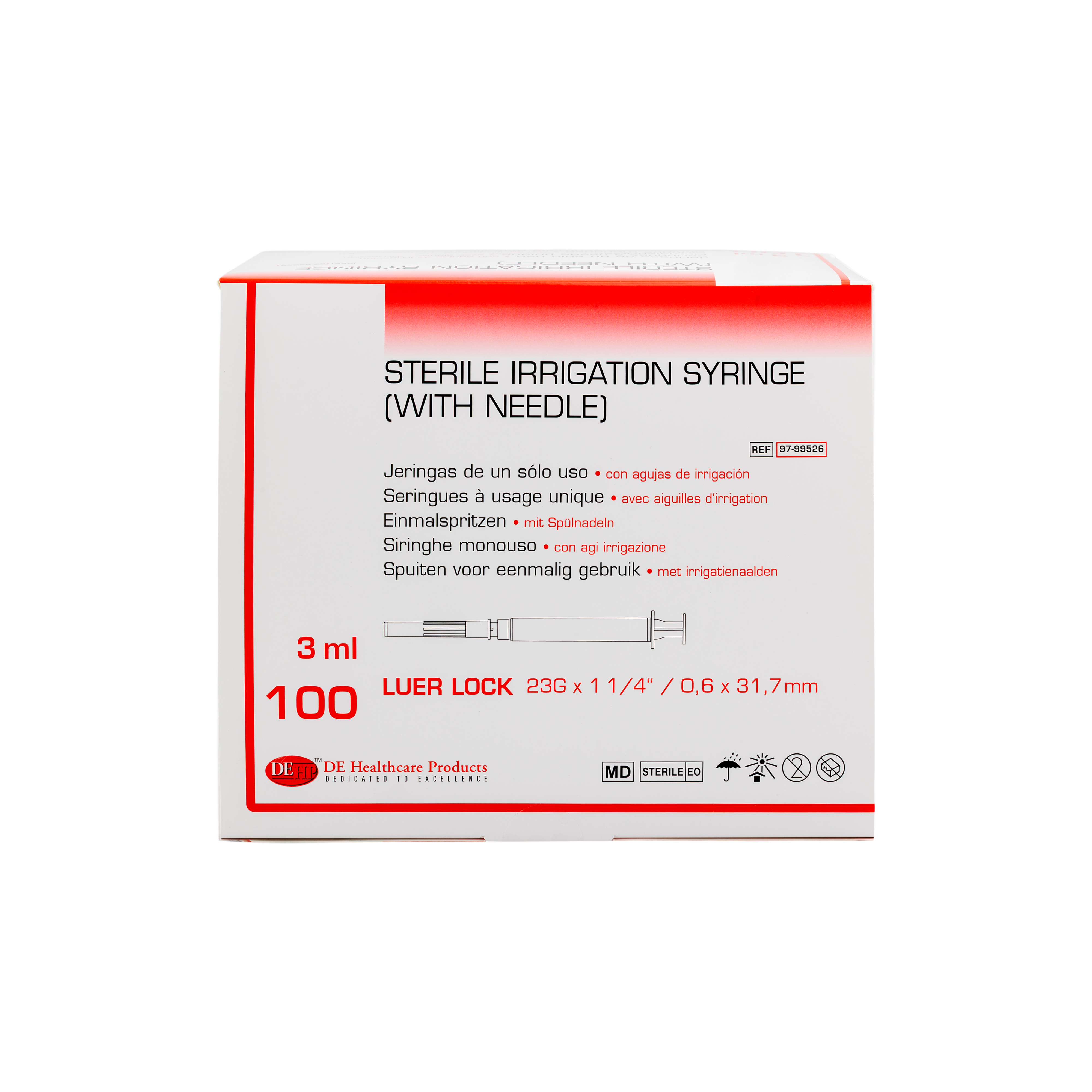 DEHP DEHP Endo Syringe W Irrigating Needle 23G 100pk 9799526 - Henry ...