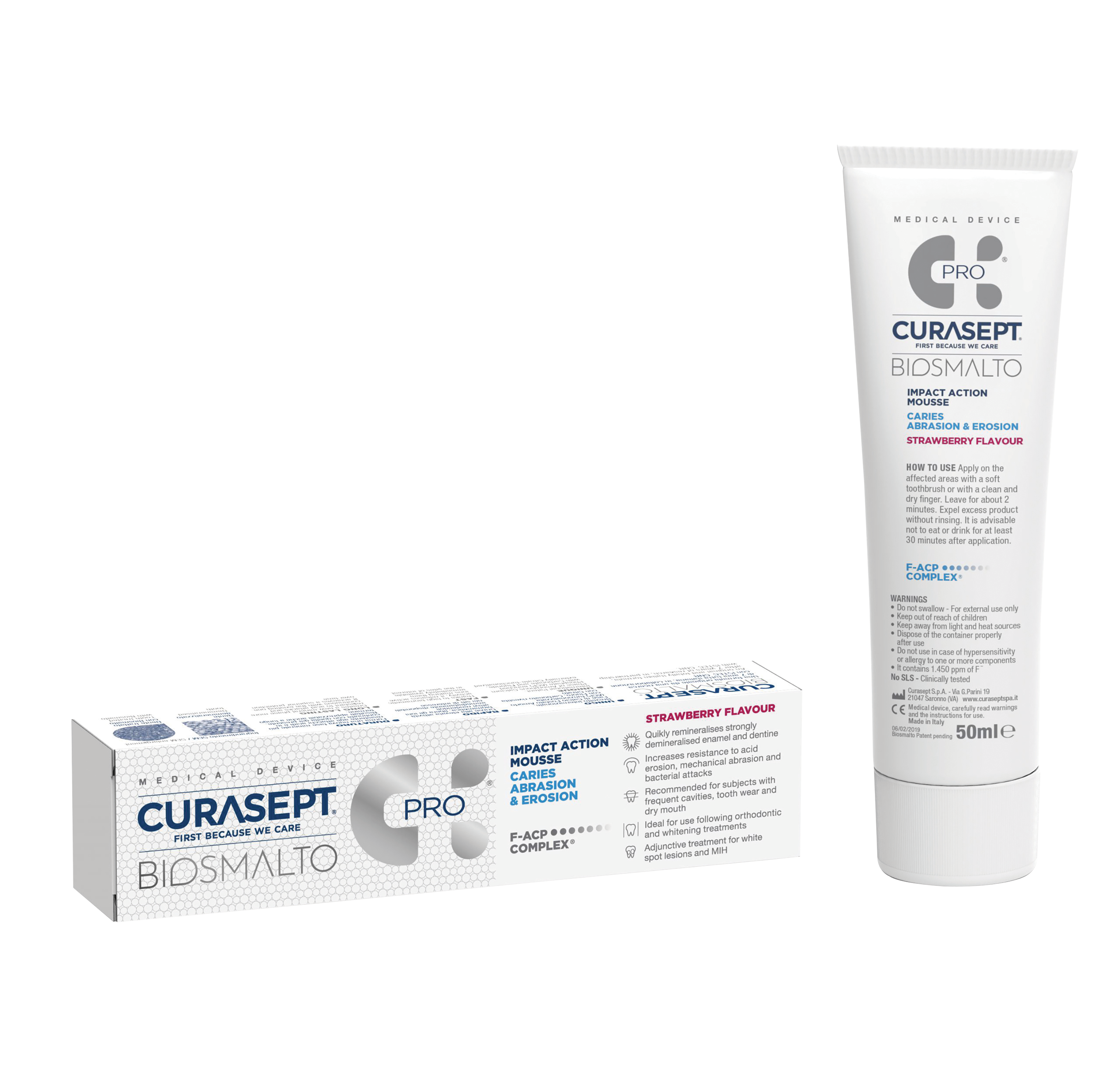 Curasept Curasept Biosmalto Action Mousse Strawberry 50ml 1213528 ...