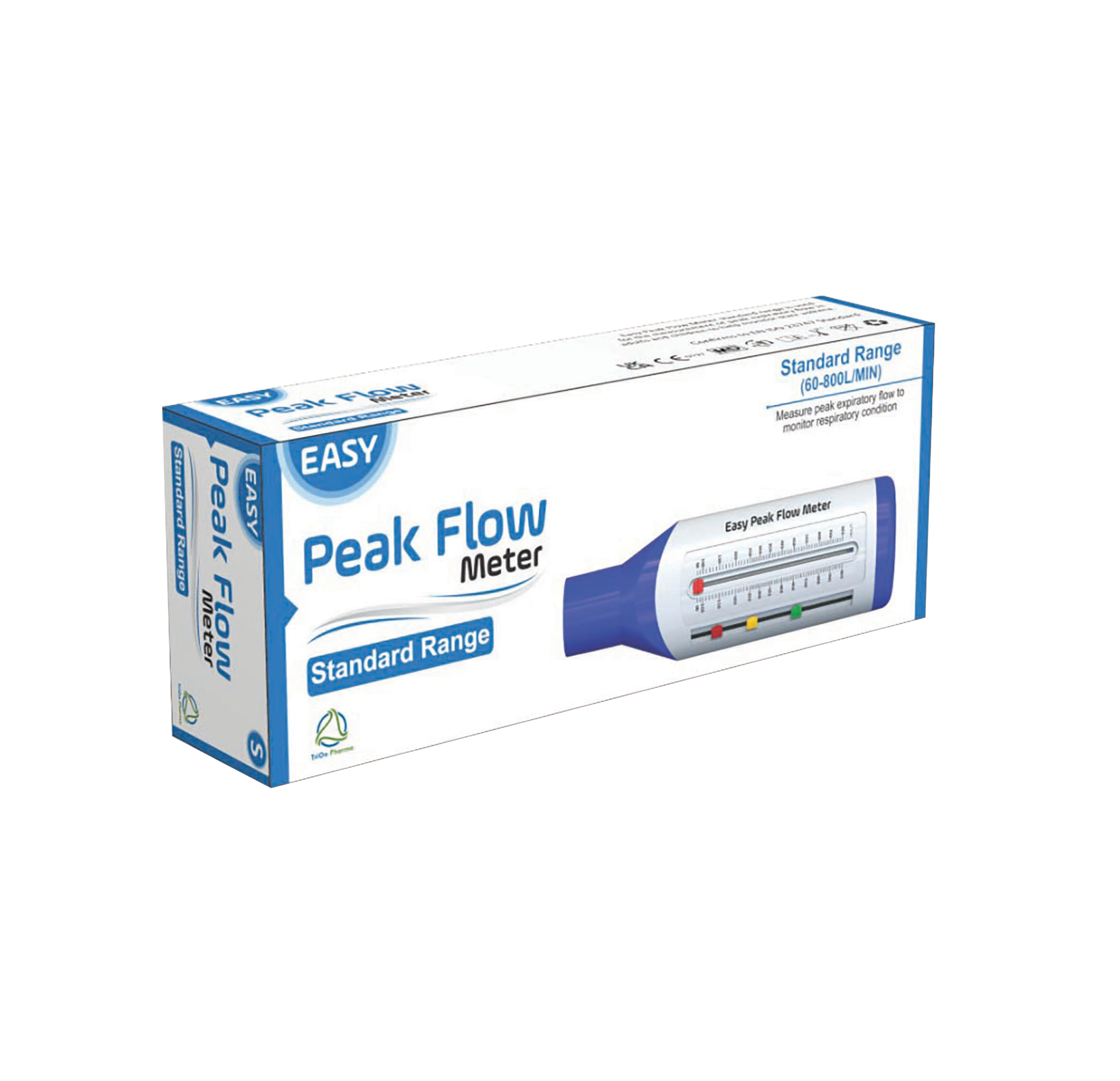 Trion Pharma Easy Peak Flow Meter Standard Range PHA20016 - Henry ...