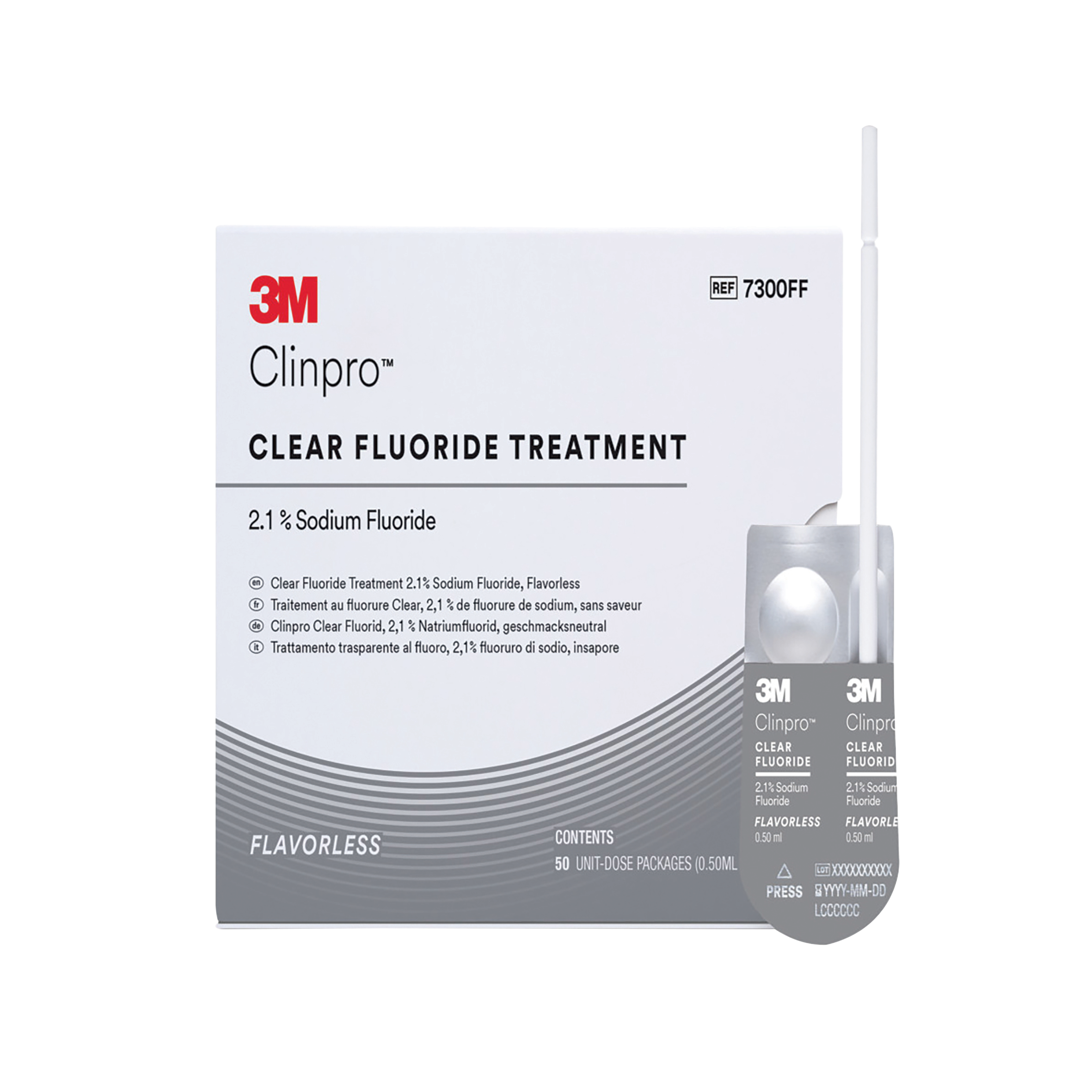 Solventum 3M Clinpro Clear Fluoride Treatment 0.5ml 50pk 1214227 - Henry Schein - UK