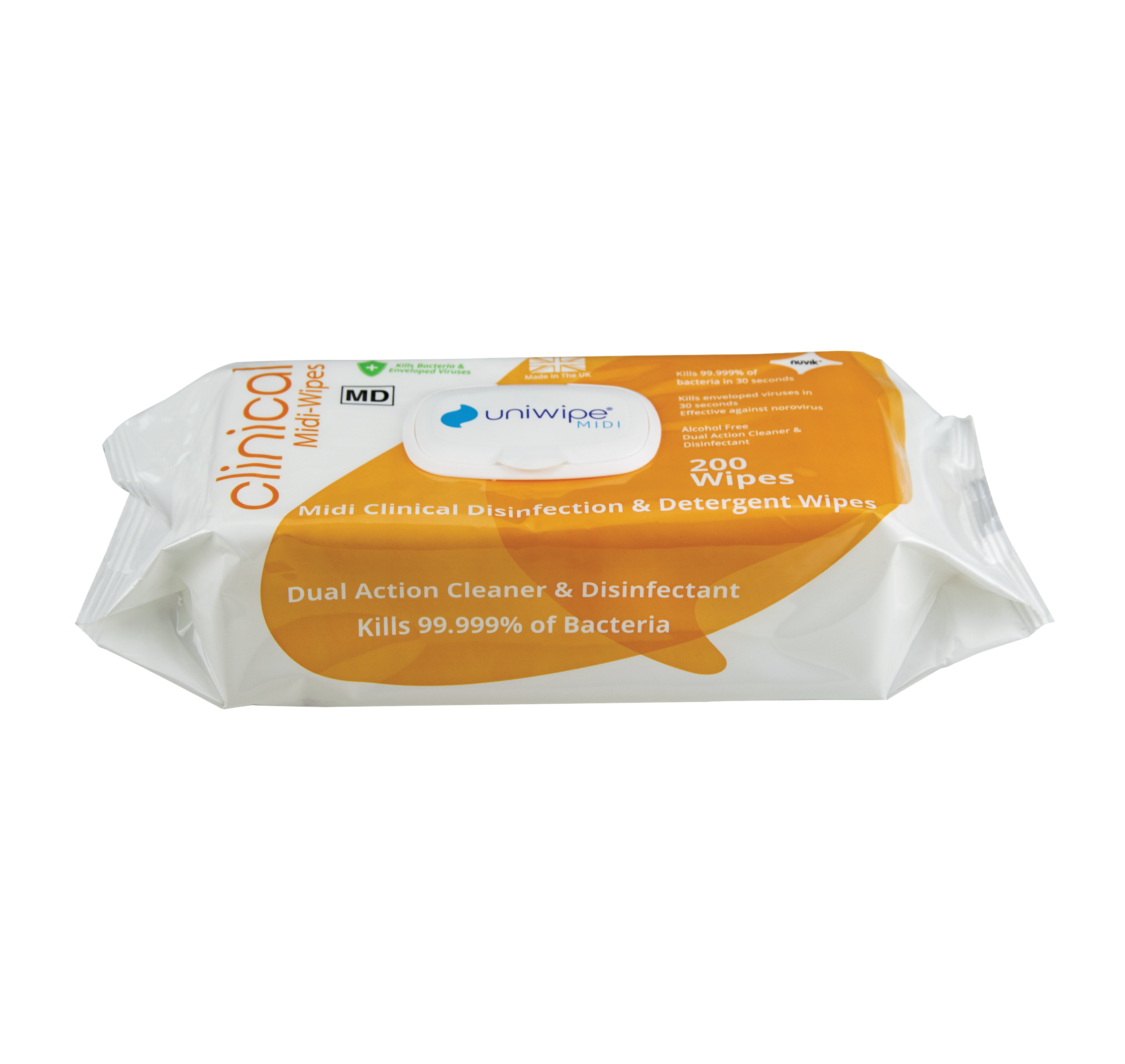 Dentisan Uniwipe Clinical 2-in-1 Wipe 200pk 1214406 - Henry Schein - UK