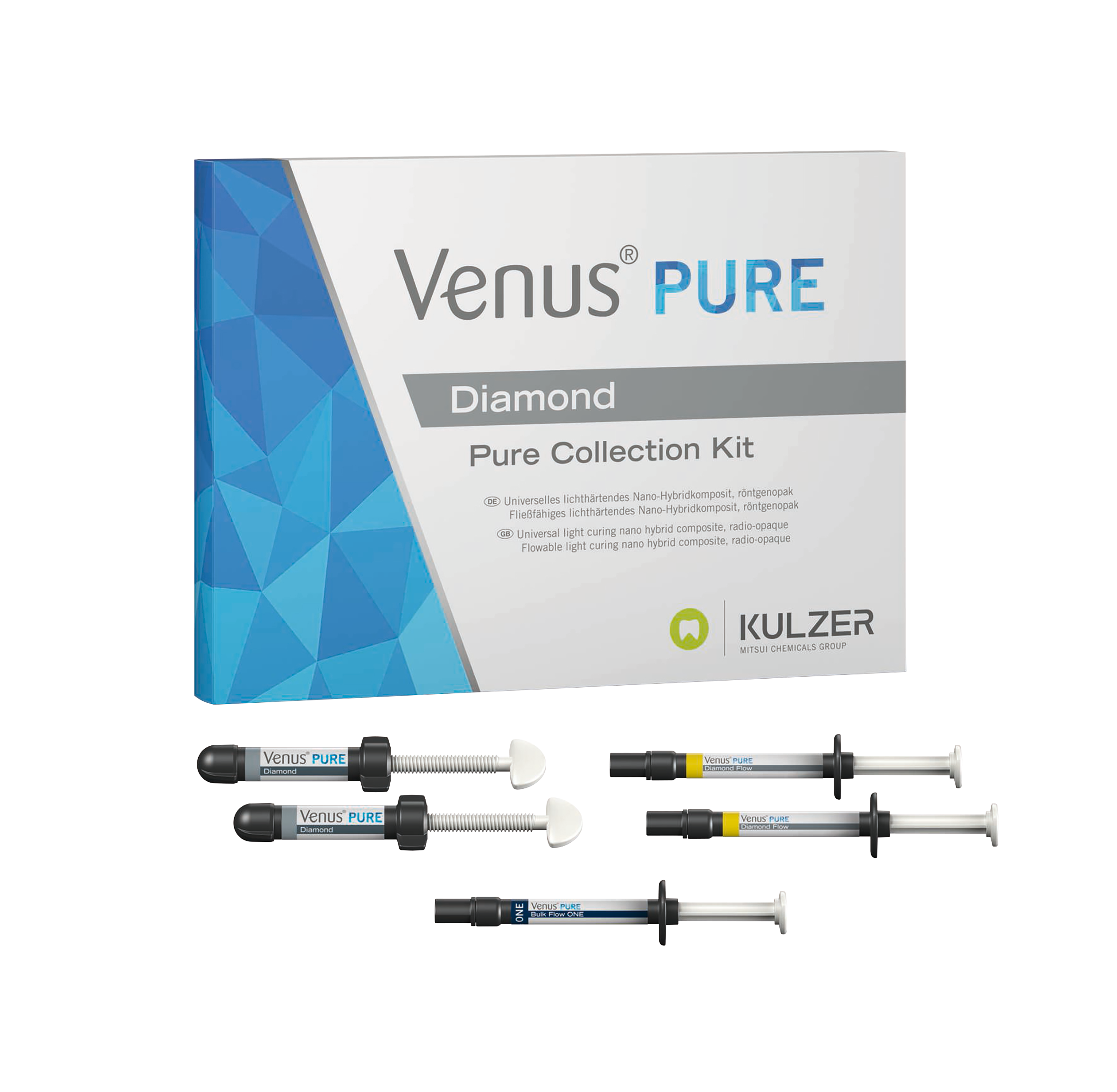 Kulzer Venus Diamond Pure Syringe Collection Kit 1214760 - Henry Schein ...