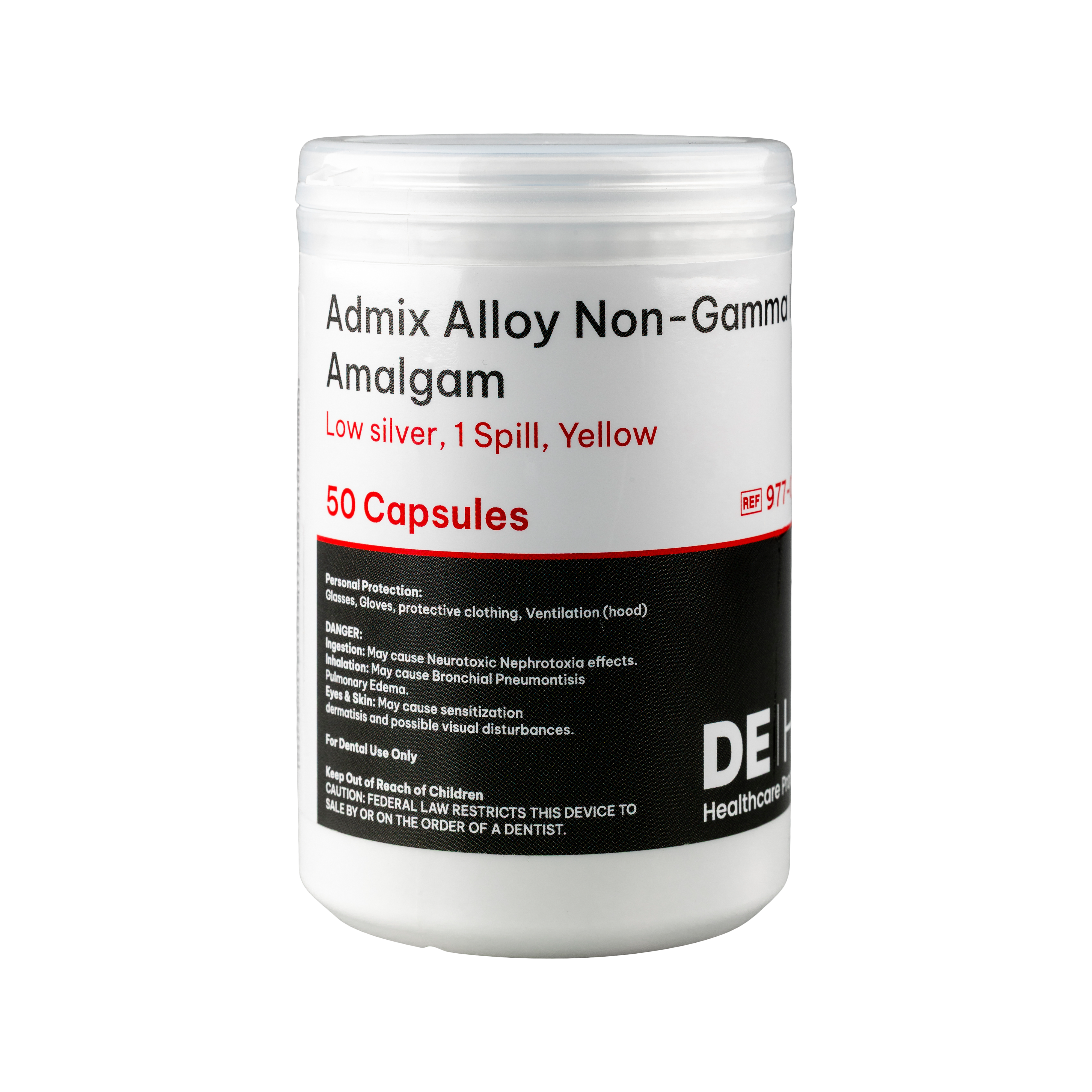 DEHP DEHP Non-Gamma II 1 Spill Amalgam Capsules 50pk 9770429 - Henry ...