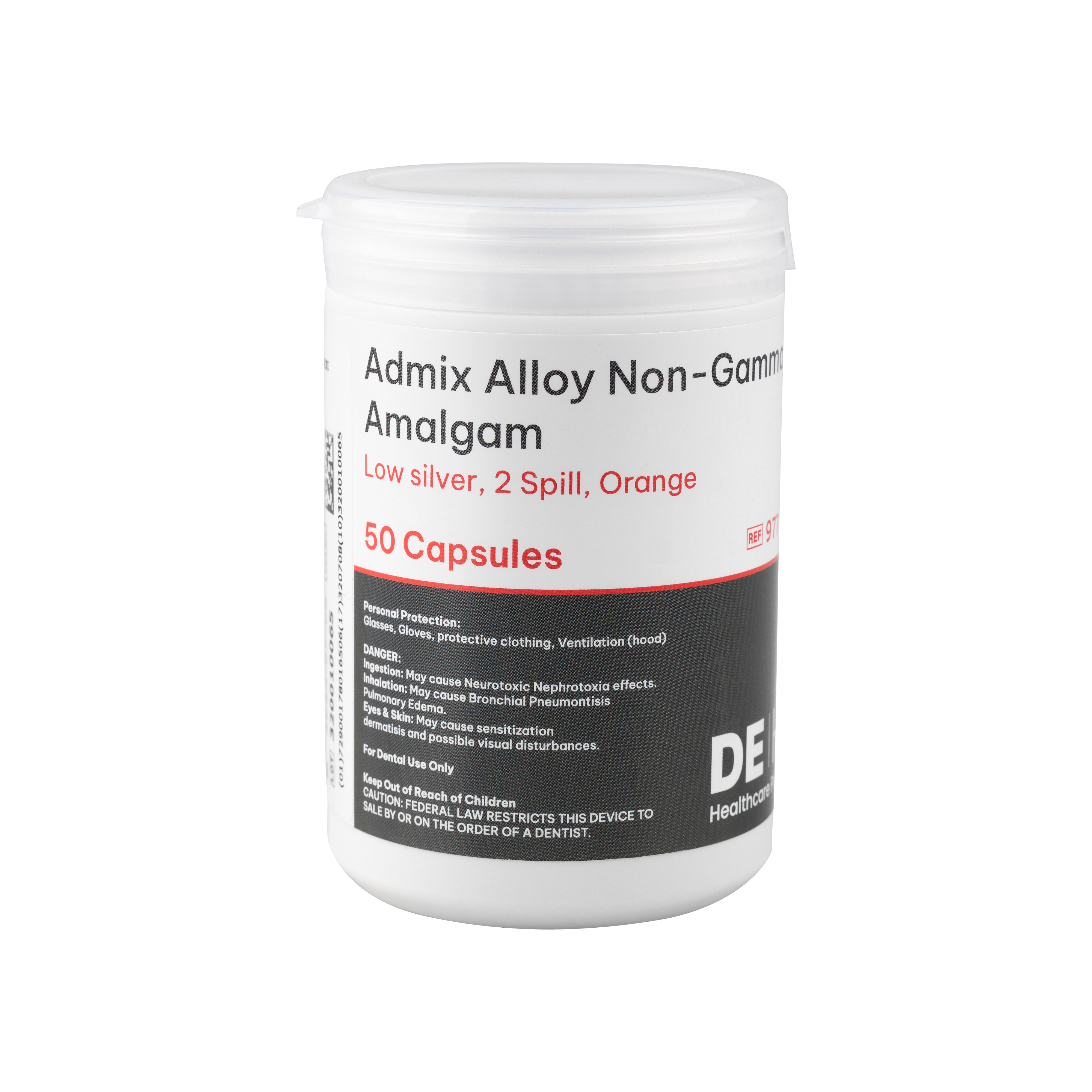 DEHP DEHP Non-Gamma II 2 Spill Amalgam Capsules 50pk 9770430 - Henry ...