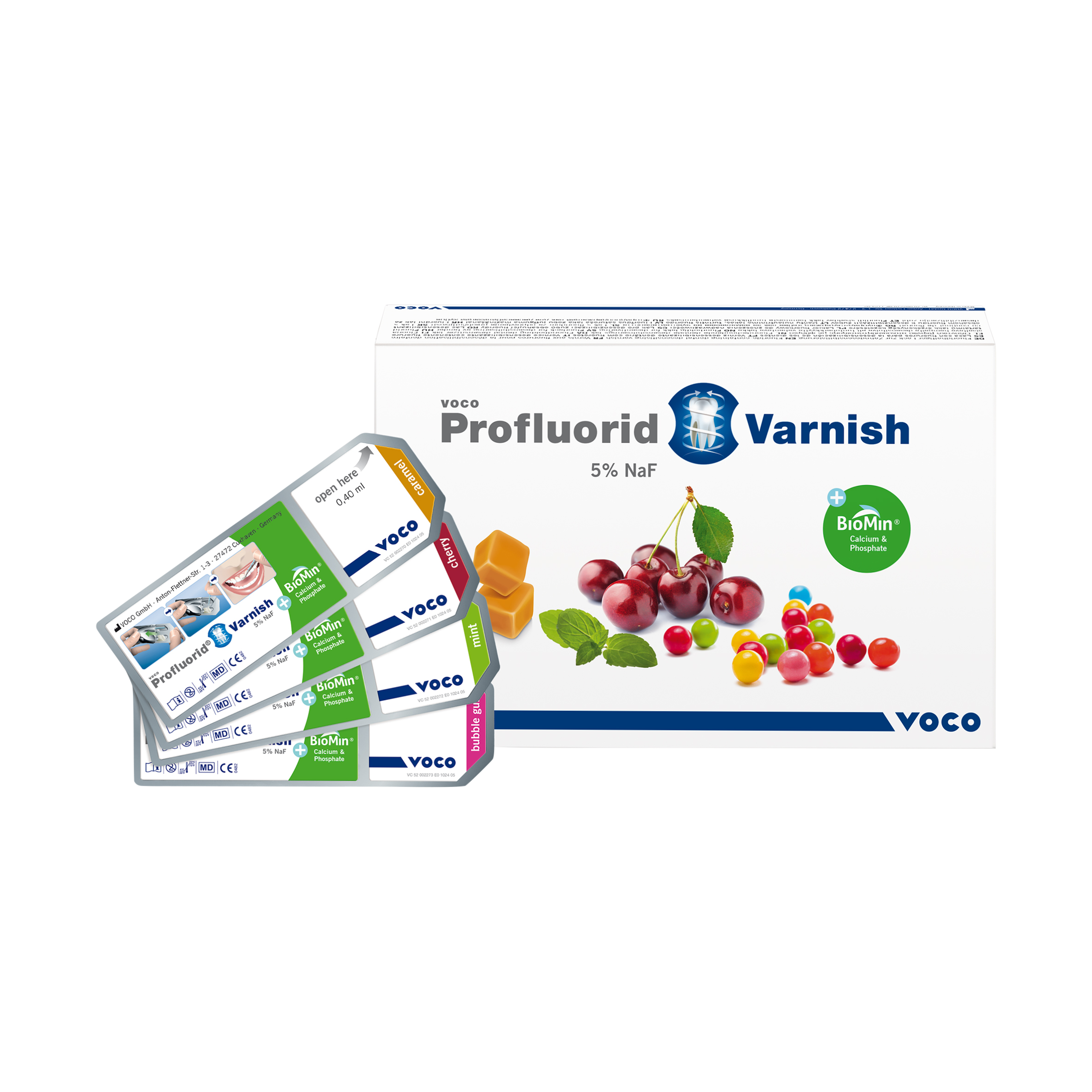 VOCO Profluorid Varnish + BioMin Mixed 0.4ml 48pk 1216344 - Henry ...