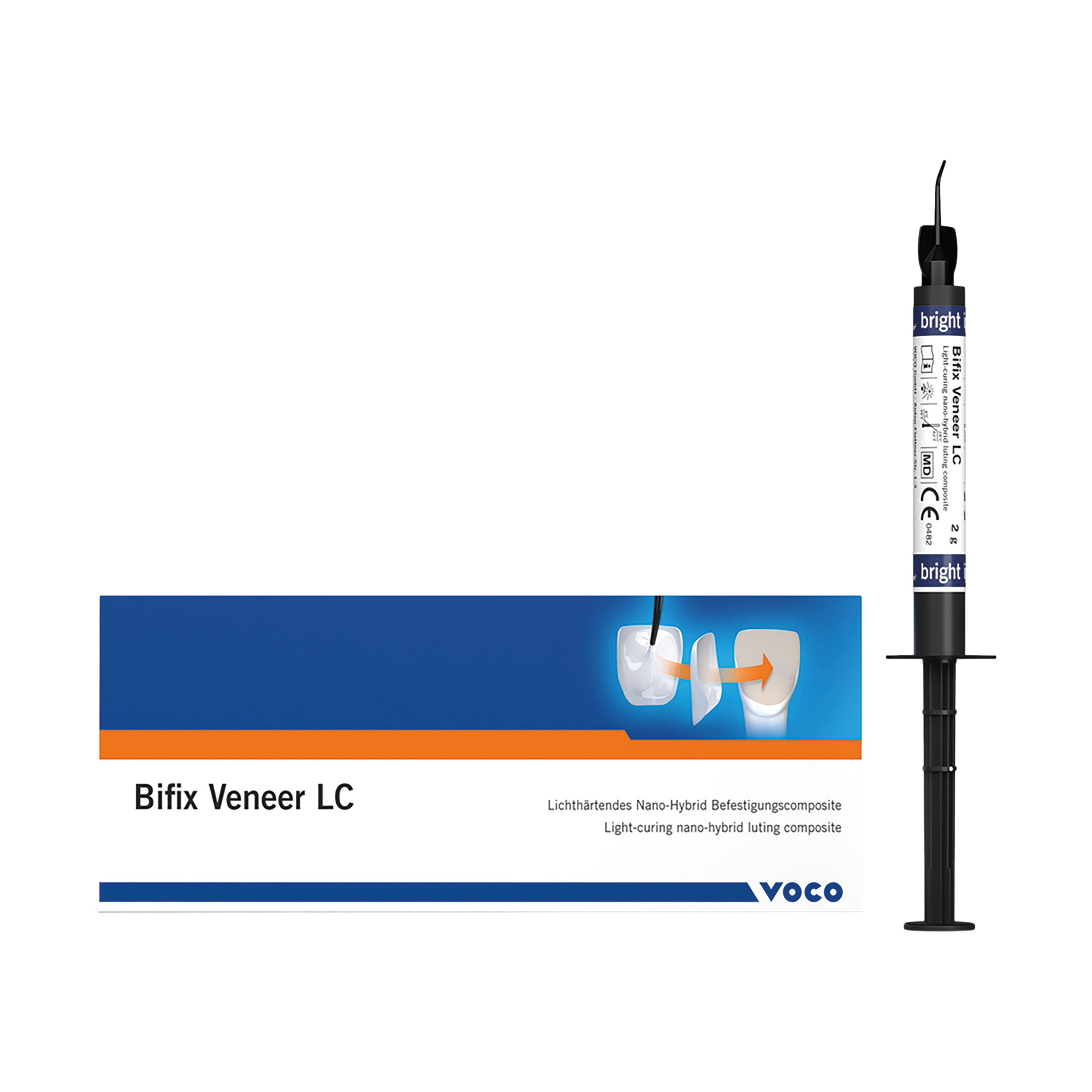 Voco Bifix Veneer LC Syringe 2g Bright 1218236 - Henry Schein - Ireland