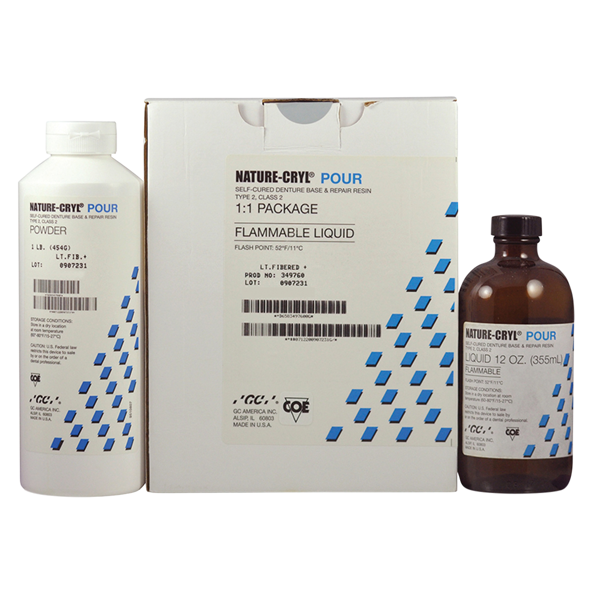 349790 Nature-Cryl Pour Acrylic Powder - Henry Schein