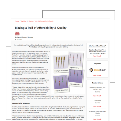 EdgeEndo Endodontic Products | Henry Schein