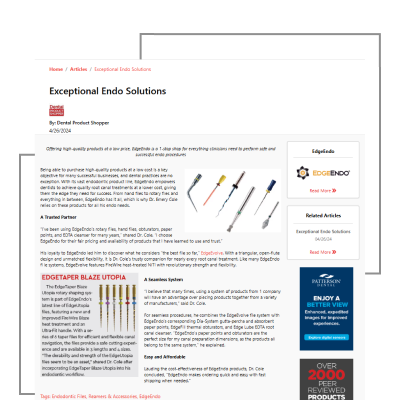 EdgeEndo Endodontic Products | Henry Schein