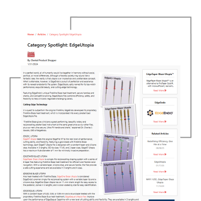 EdgeEndo Endodontic Products | Henry Schein