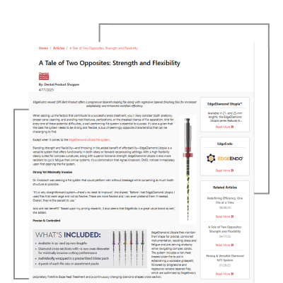 EdgeEndo Endodontic Products | Henry Schein