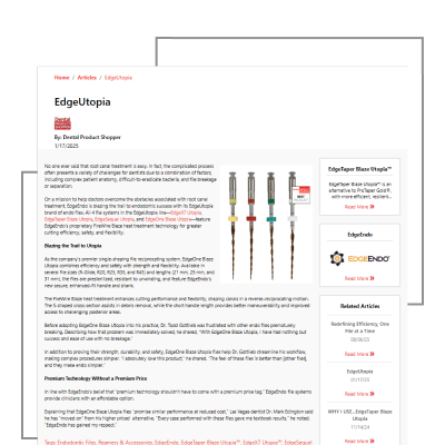 EdgeEndo Endodontic Products | Henry Schein